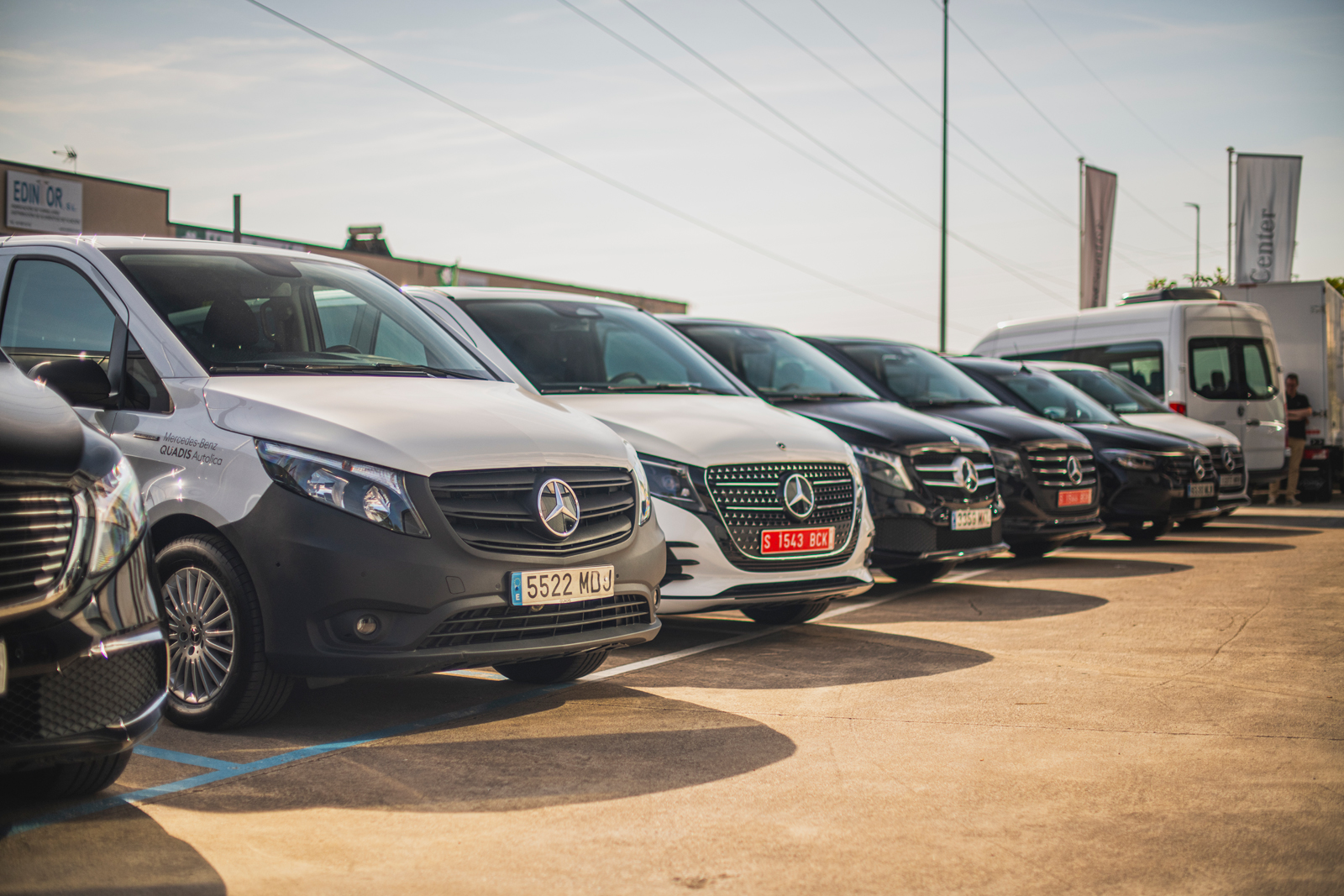 Ruta con las nuevas furgonetas de Mercedes Benz y Quadis Autolica ...